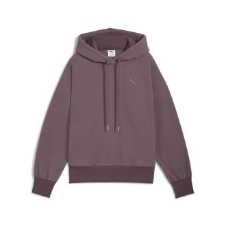 Puma Damen HER Oversized Winterized Hoodie XS, Raisin Purple