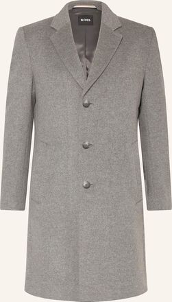 HUGO BOSS Wollmantel Hyde grau