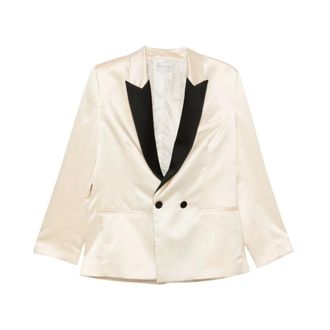 Forte_Forte Mein Blazer - - Jackets - Damen - Beige - S