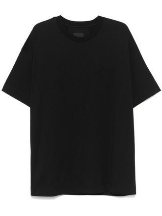 Givenchy t-shirt à logo embossé - Noir