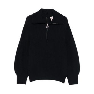 Semicouture Woll-Rollkragenpullover - - Knitwear - Damen - Blau - XS
