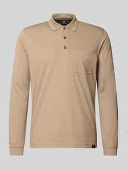 Lerros Regular Fit Poloshirt in Two-Tone-Machart