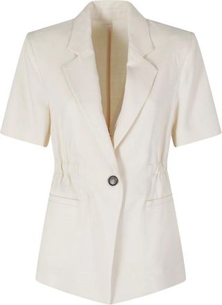 Pinko Pinko, Femme, Vestes, Beige, Taille: 42 FR Assago Blazer