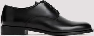 Giorgio Armani Black Laced Shoes - Gr. 8_5 - in Schwarz