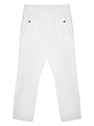 low brand Cotton-Blend Trousers - White