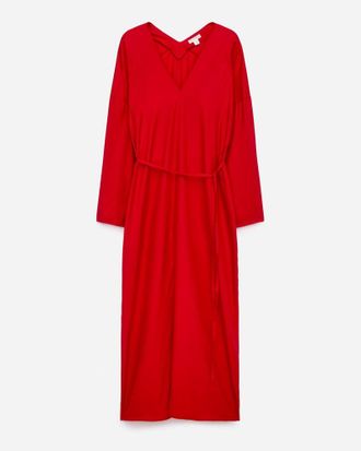 Arket Maxikleid Aus Seidenmischung -Rot