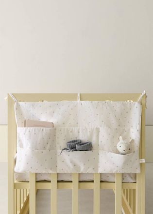 Mango Organisateur 100 % percale de coton &eacute;toiles gris - Home - Taille unique - MANGO HOME