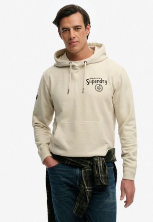 Superdry Kapuzensweatshirt TOKYO NARRATIVE LOOSE HOOD mit coolem Tattoo-Print
