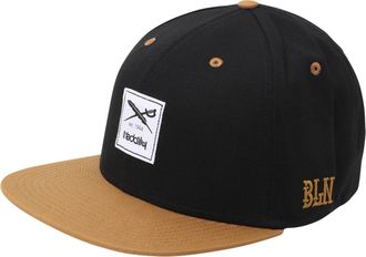 Iriedaily Daily Contra Snapback, Bio-Baumwolle, Black