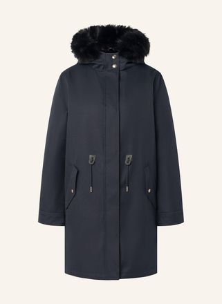 Joop Parka Claire Mit Abnehmbarem Kunstfell blau