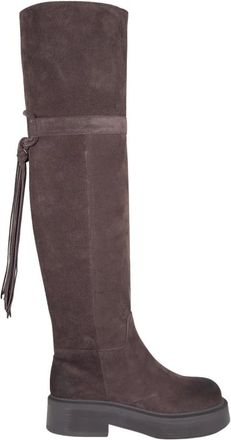 Vic Mati&eacute; Botte L08 London - Femme - Chaussures - Brun - Taille: 36 EU