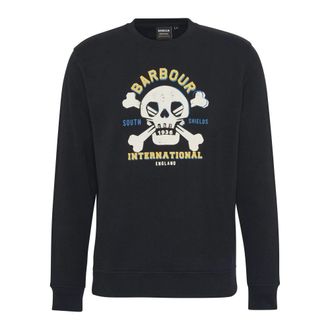 Barbour Grafik Sweatshirt Carlisle Schwarz - - Sweatshirts & Hoodies - Herren - Schwarzk - M