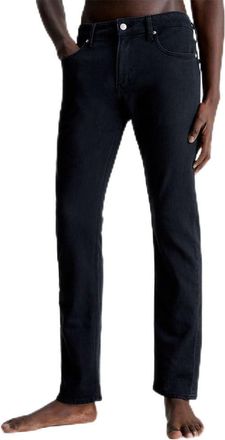 Calvin Klein Jeans Calvin Klein Herren Jeans Hose Slim Mid Waist, Schwarz (Denim Black), 34W/30L