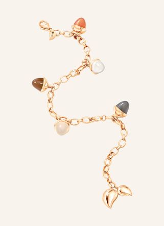 Tamara Comolli Tamara Comolli Armband Bracelet Mikado Flamenco Charm Cashmere Aus 18 Karat Ros&eacute;gold Und Mondsteinen rosegold