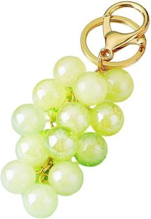 Generic Porte-cl&eacute;s de sac &agrave; main, raisin souple 3D, d&eacute;coration daccessoires de porte-cl&eacute;s - Pour hommes, adolescents, femmes, &agrave; la maison, voyage, f&ecirc;te, anniv