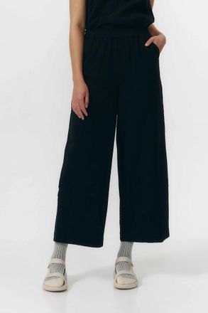 Suite13lab Damen vegan Hose Santa Schwarz