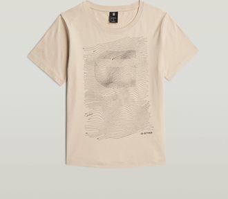 G-Star Graphic T-Shirt - Pink - Damen