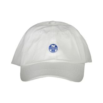 North Sails Homme, Accessoires, Blanc, Taille: ONE Size Casquette Homme en Coton Blanc