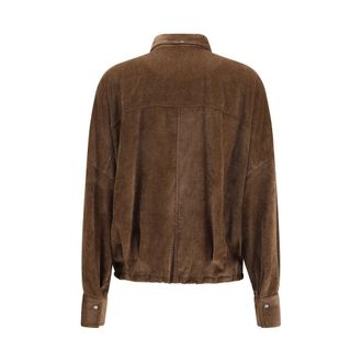 Brunello Cucinelli Corduroy Shirt - Brown