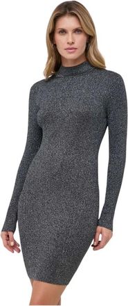 Michael Kors Femme, Robes, Gris, Taille: 44 FR Knitted Robes