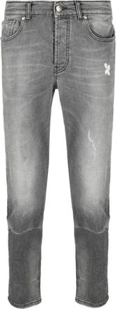 John Richmond Homme, Jeans, Gris, Taille: W33 Jeans Slim-fit