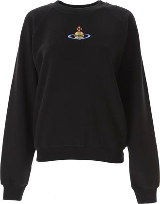 Vivienne Westwood Femme, Sweatshirts et sweats &agrave; capuche, Noir, Taille: 38 FR SweaT-shirt Raglan