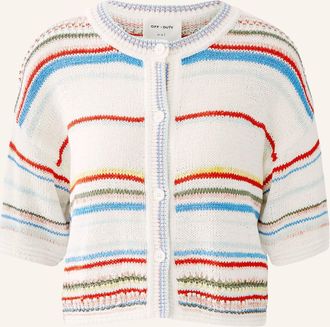Oui Strickjacke weiss