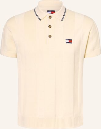 Tommy Jeans Strick-Poloshirt beige