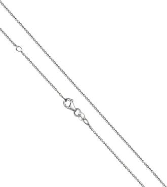 Fascination by Ellen K Halskette Gold 585 wei&szlig; Ankerkette 45/42cm