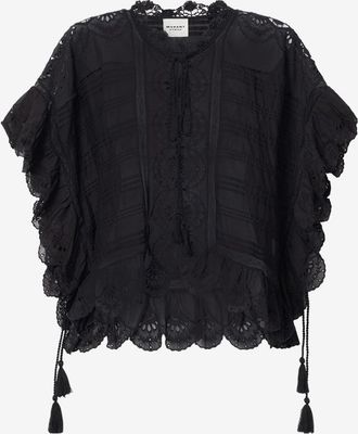 Isabel Marant Haut / Top Payton - Femme - Noir - Taille 34 - Marant &Eacute;toile