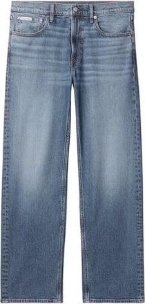 Calvin Klein Jean droit d&eacute;lav&eacute; en coton