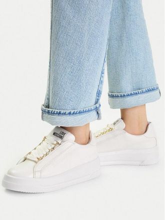 Love Moschino Sneakers JA15015G1OIA0100 Wei&szlig;