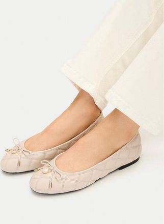 Tommy Hilfiger Ballerinas Charm Quilted Ballerina FW0FW09503 Hellbeige