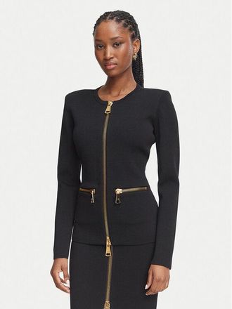 Elisabetta Franchi Sakko MK-68B-66E2-V590 Schwarz Slim Fit