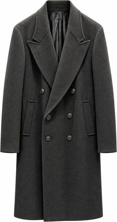 Paura Manteau Enea Double-Breasted - Homme - Manteaux - Noir - Taille: L