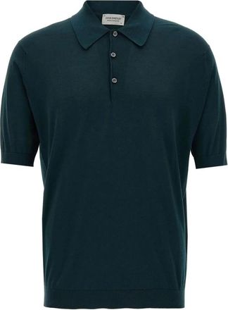John Smedley Homme, Tops, Vert, Taille: XL Polo Sweater