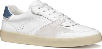 Geox Herren U AFFILE B Sneaker, White/Avio, 39 EU