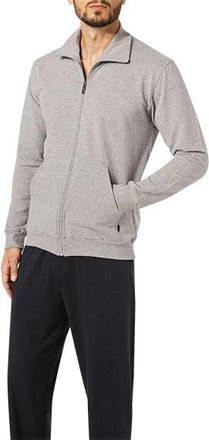 CALIDA Herren Sweatjacke grau Baumwolle