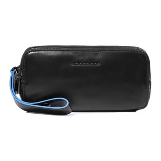 Piquadro Clutch mit drei F&auml;chern - - Bags - Herren - Schwarzk - ONE SIZE