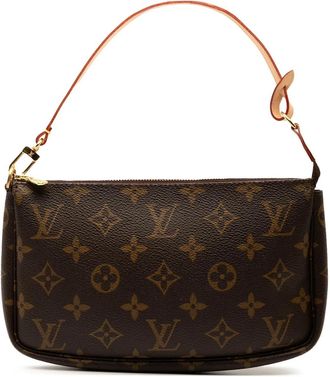 Louis Vuitton Hobo Bags - Monogram Pochette Accessoires - Gr. unisize - in Braun - f&uuml;r Damen