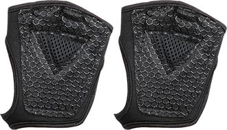 Generico Trainingshandschuhe für Frauen, Gewichtheber-Handschuhe für Frauen, gepolsterte Mittan-Finger-Handschuhe, Handgelenkwickel-Unterstützung, Kissenpolste