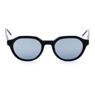 Thom Browne Ovale Sonnenbrille aus Acetat - - Accessories - Damen - Schwarzk - ONE SIZE
