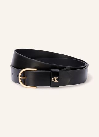 Calvin Klein Lederg&uuml;rtel schwarz