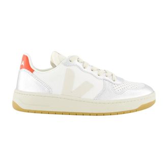 Veja Femme, Chaussures, Blanc, Taille: 37 EU Prime Leather Baskets