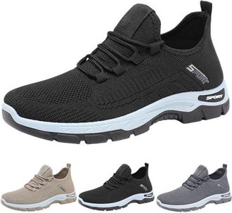 Generic Baskets tendance pour femme - Coupe large - Chaussures de sport confortables - Soutien de la vo&ucirc;te plantaire - En maille respirante - Chaussures ortho