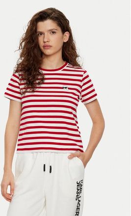 Karl Lagerfeld T-Shirt A1W17099 Rot Regular Fit