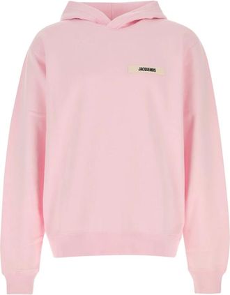 Jacquemus Homme, Sweatshirts et sweats &agrave; capuche, Rose, Taille: S Le Sweat &agrave; capuche Gros Grain