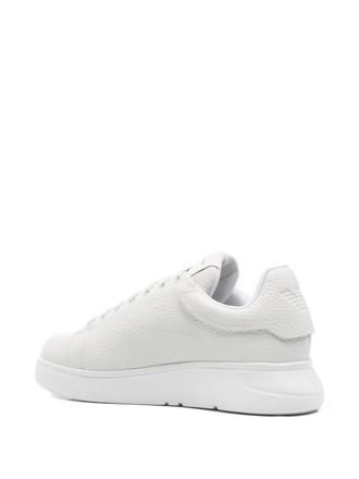 Emporio Armani Calf Leather Sneakers - White