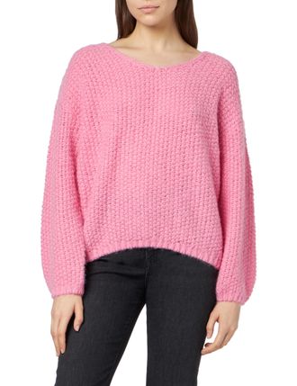 Vero Moda VMERIN Structure LS V-NK Pullover GA Boo