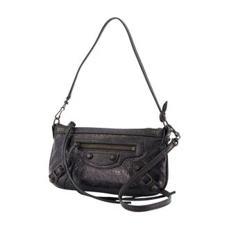 Balenciaga Le City Shoulder Bag - Black
